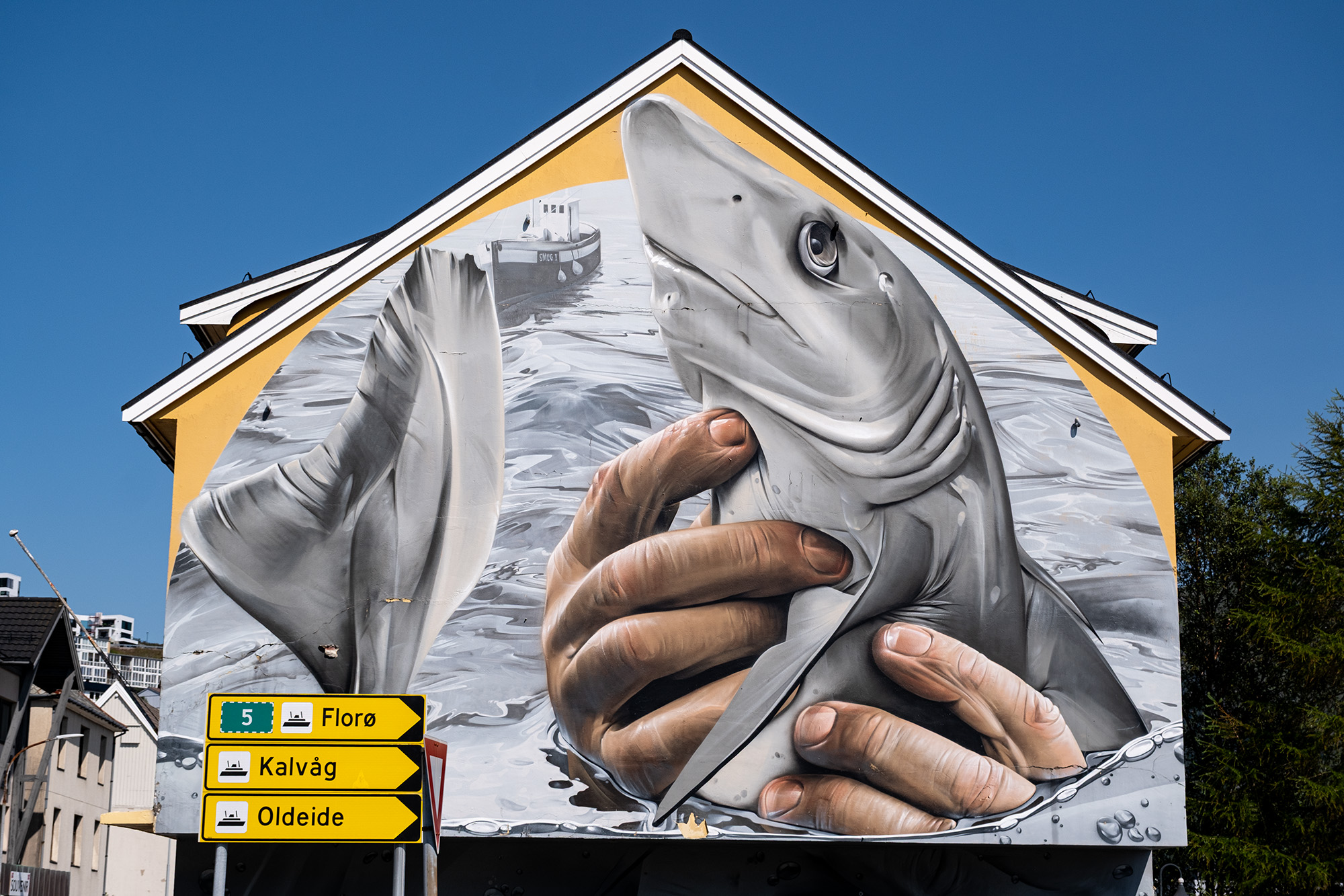 Måløy – The Best Street Art in Norway - The Hidden North
